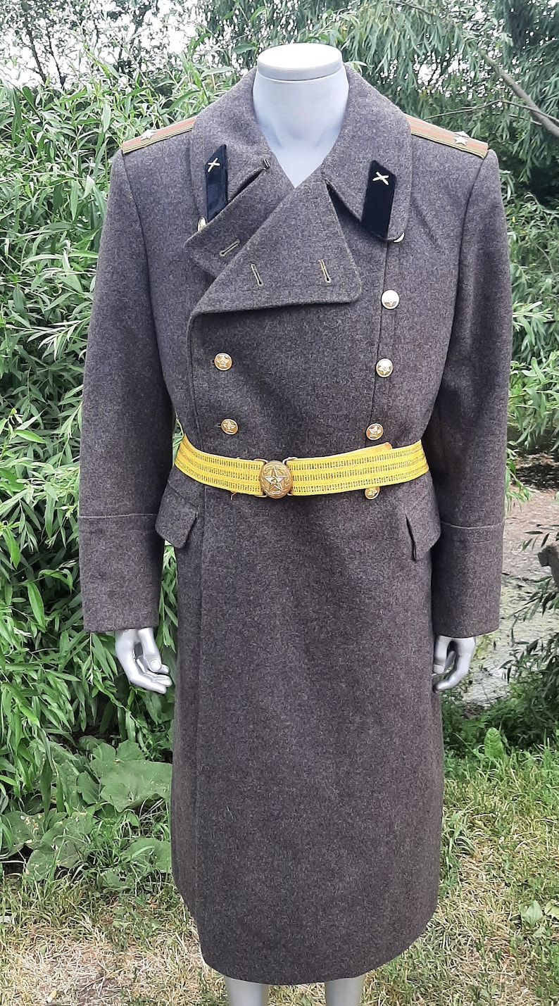 Vintage Soviet Military Woolen Coat Soviet Army Officers USSR - Etsy