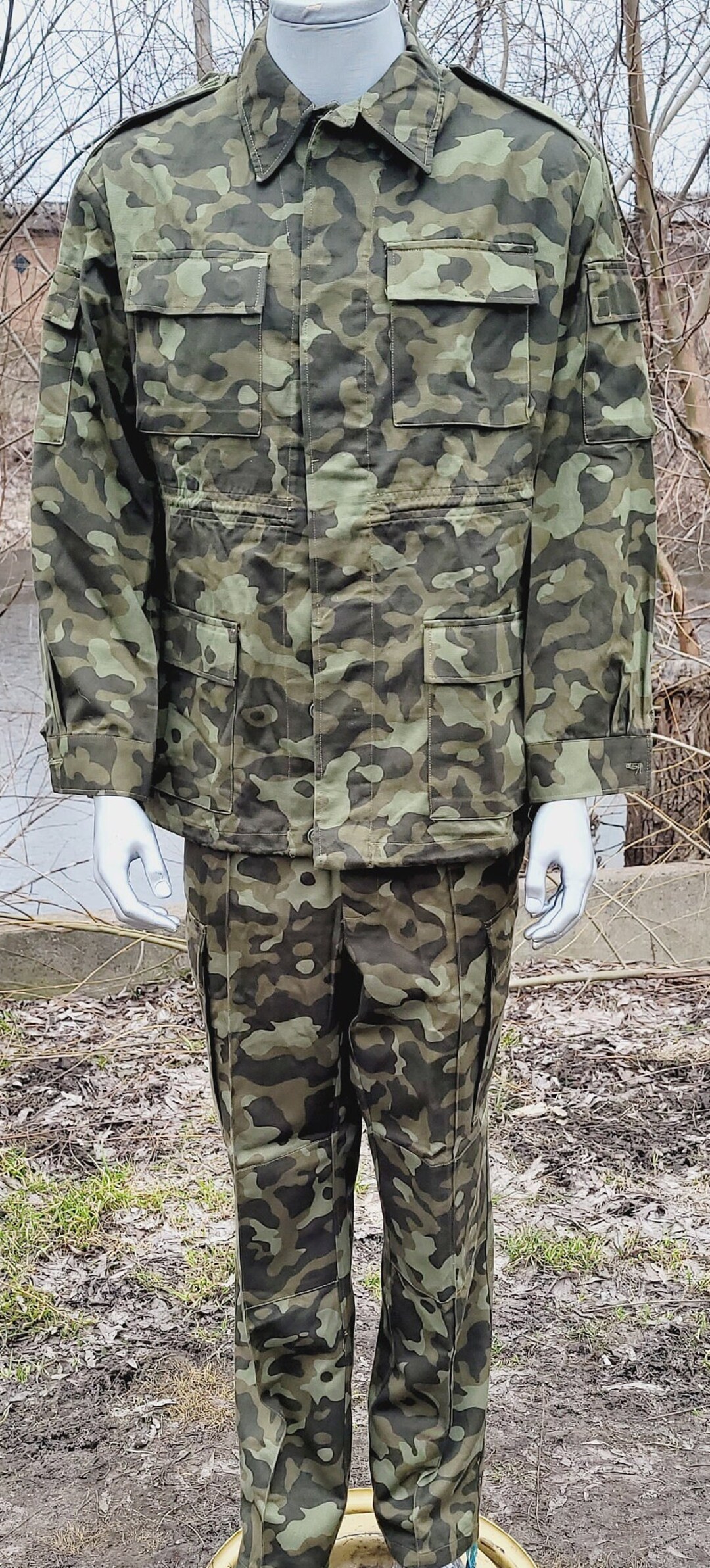 Vintage 1990s Butan Camouflage Set, Rare Retro Jacket Pants Outfit ...