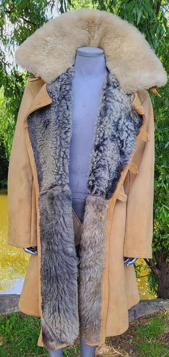 Winter military fur coat BEKESH officers Soviet Army … - Gem