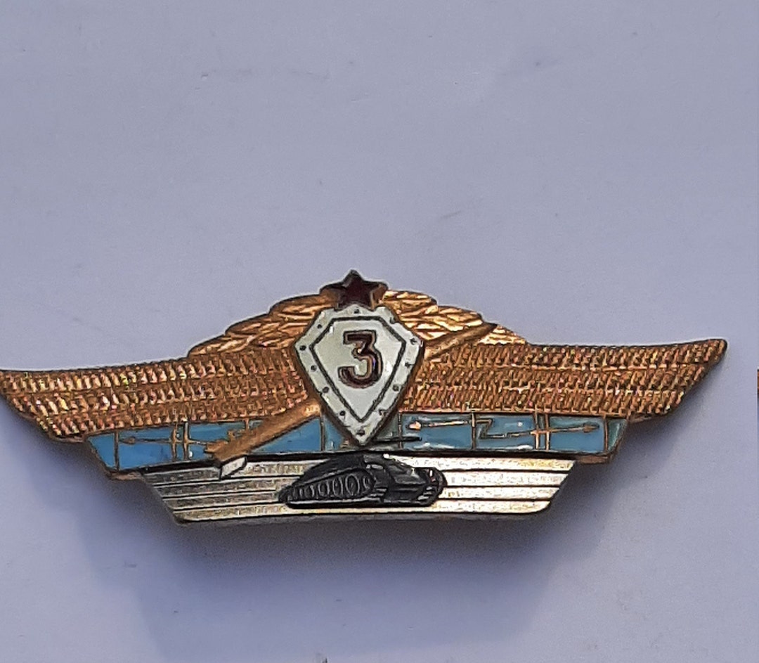 Soviet Military Badge Class Tanker 3 USSR - Etsy