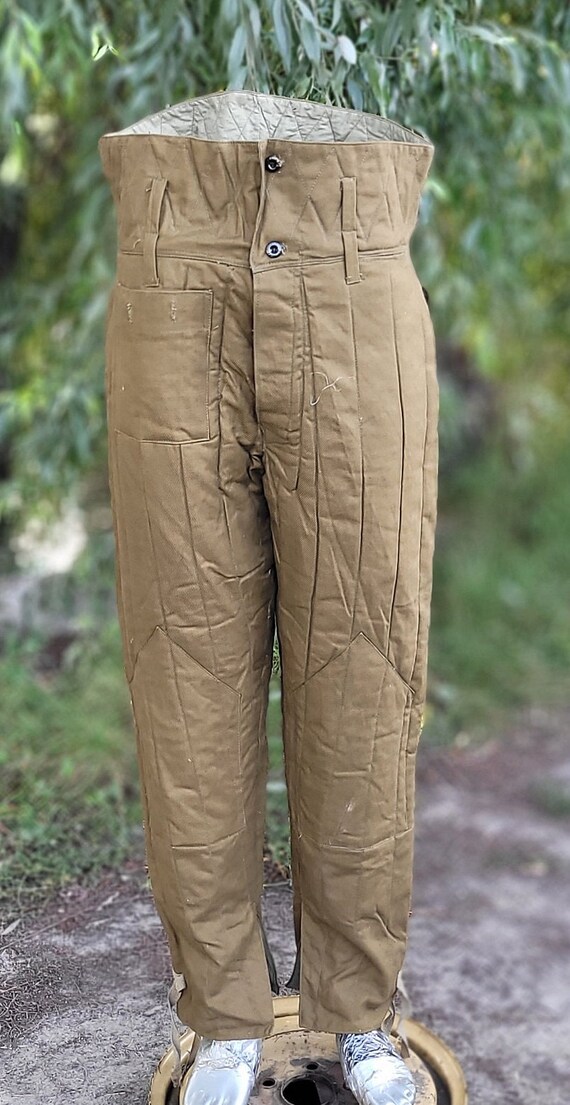 Vintage winter military pants Red Army USSR - Gem
