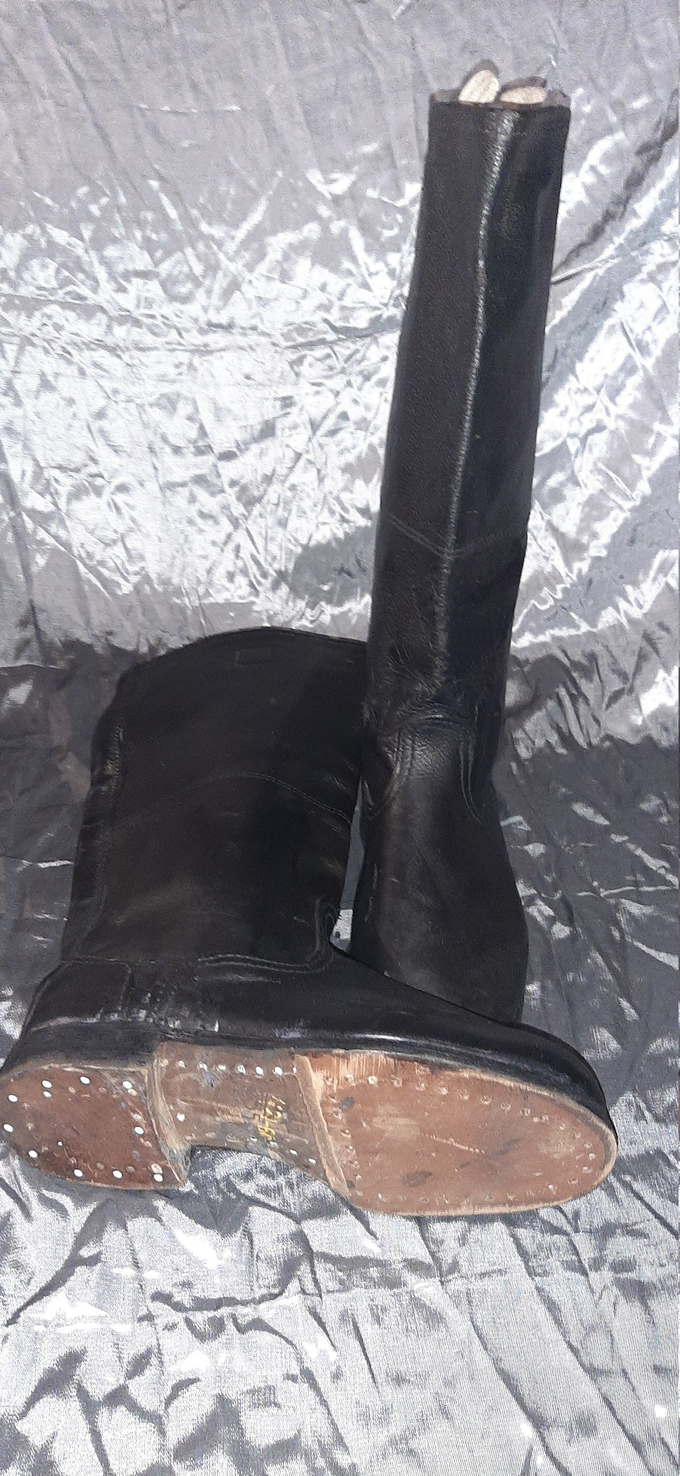 Military Officer's Boots Leather Yuft USSR | Etsy