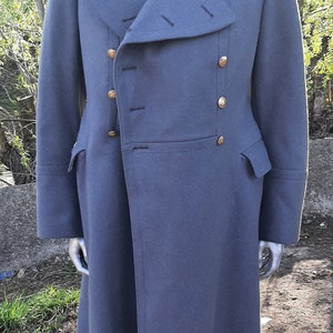 Soviet Military Wool Winter Coat USSR Air Force - Etsy