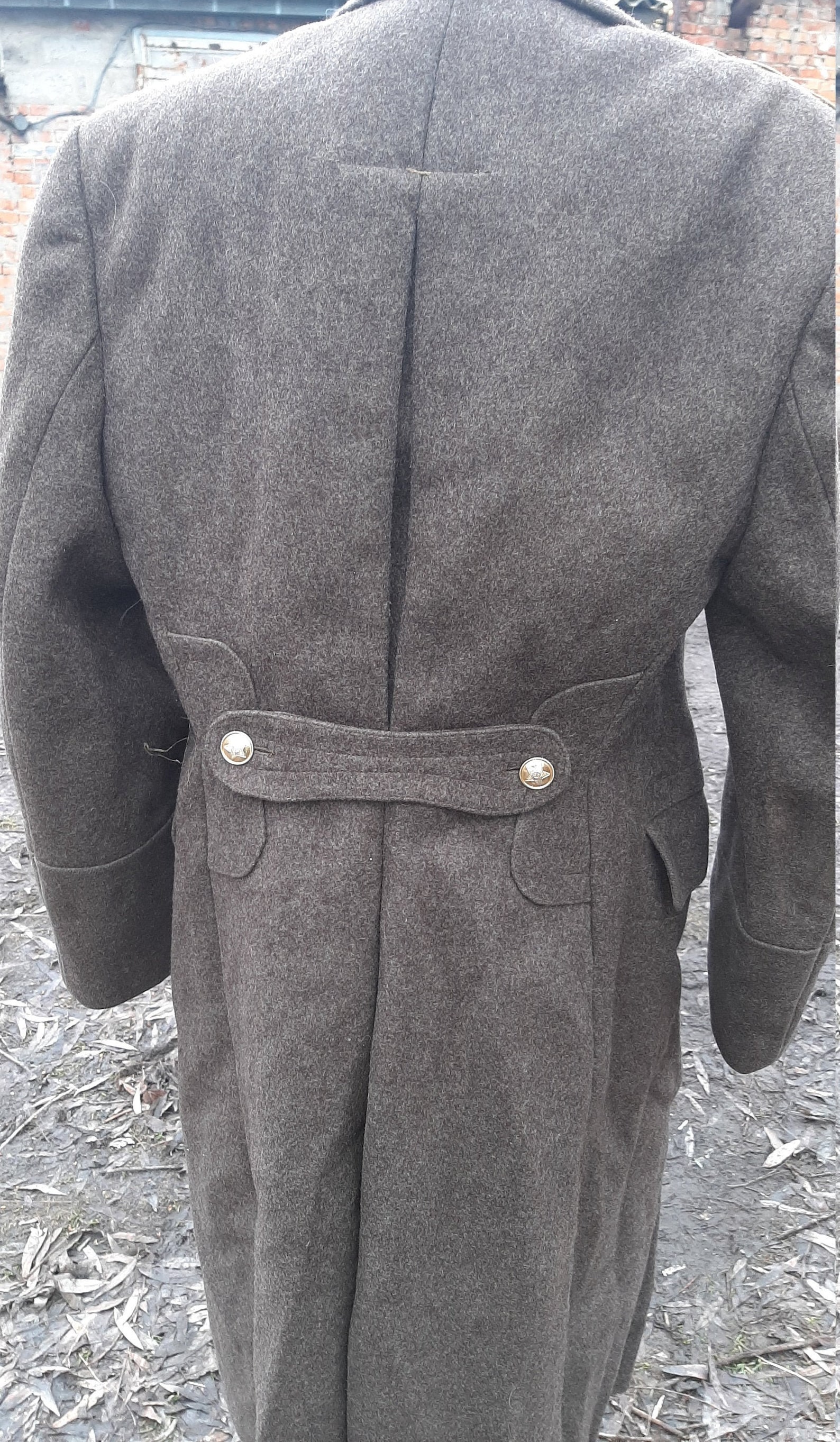 Soviet Winter Coat Heavy Officer Brown USSR | Etsy
