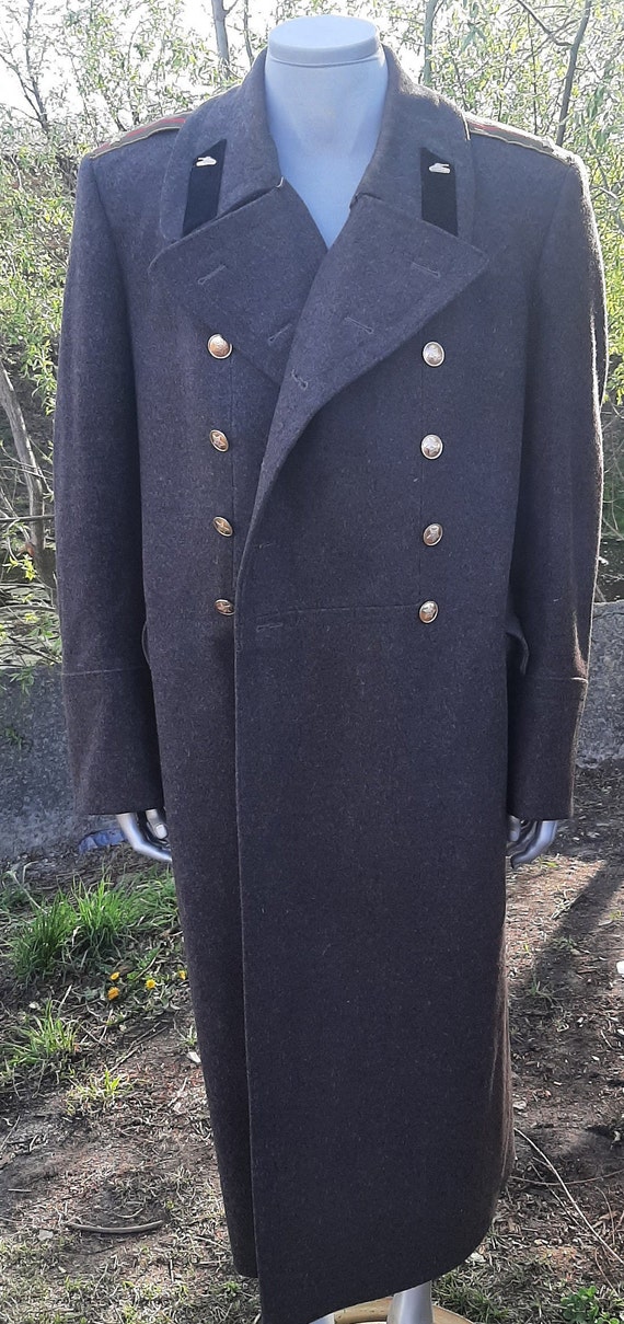 Soviet military woolen casual coat USSR officers - Gem