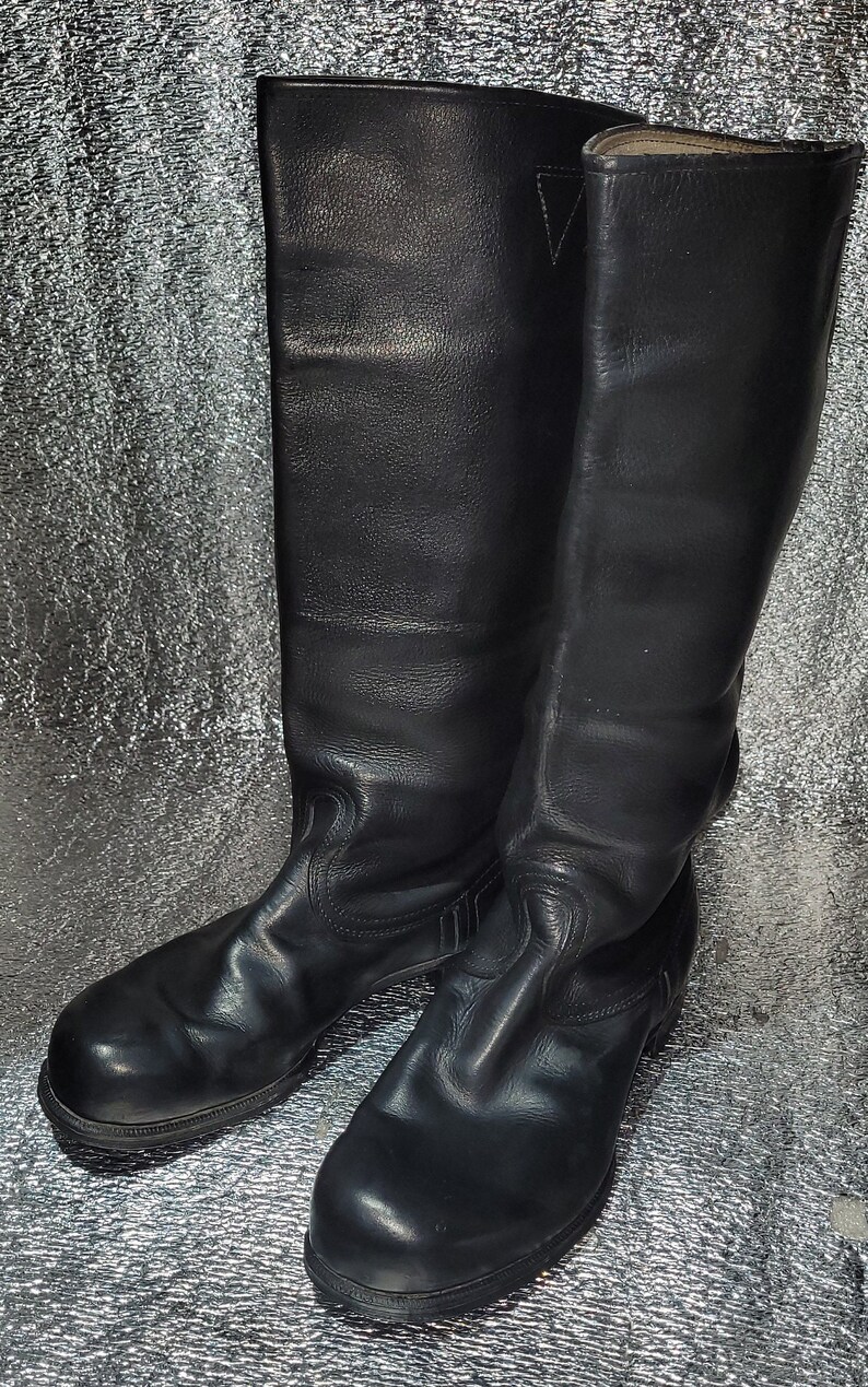 Vintage Military Rare Leather Boots Highest Command Red Army - Etsy