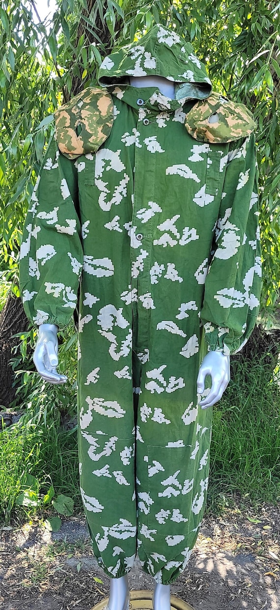 Rare Soviet camouflage butane vest unloading Special … - Gem