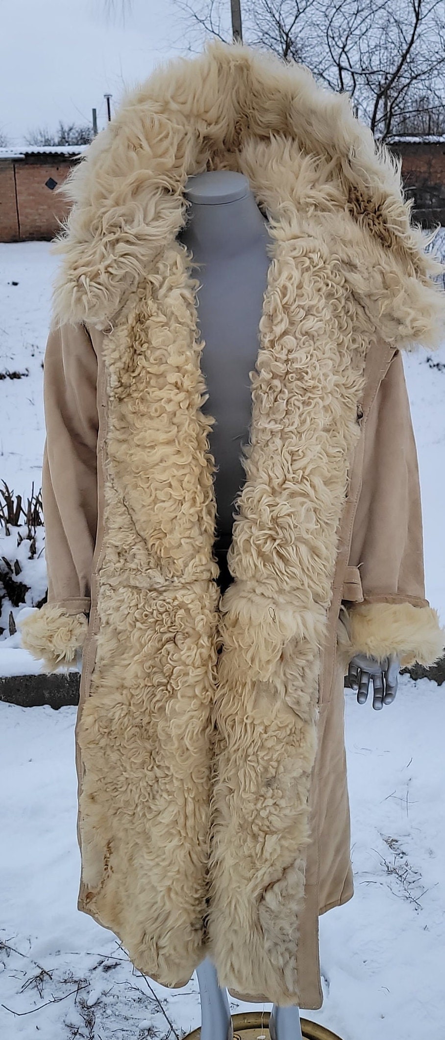 Soviet Military Rare Fur Coat Natural Sheepskin Northern Army | Etsy