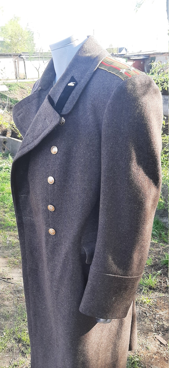 Soviet military woolen casual coat USSR officers - Gem