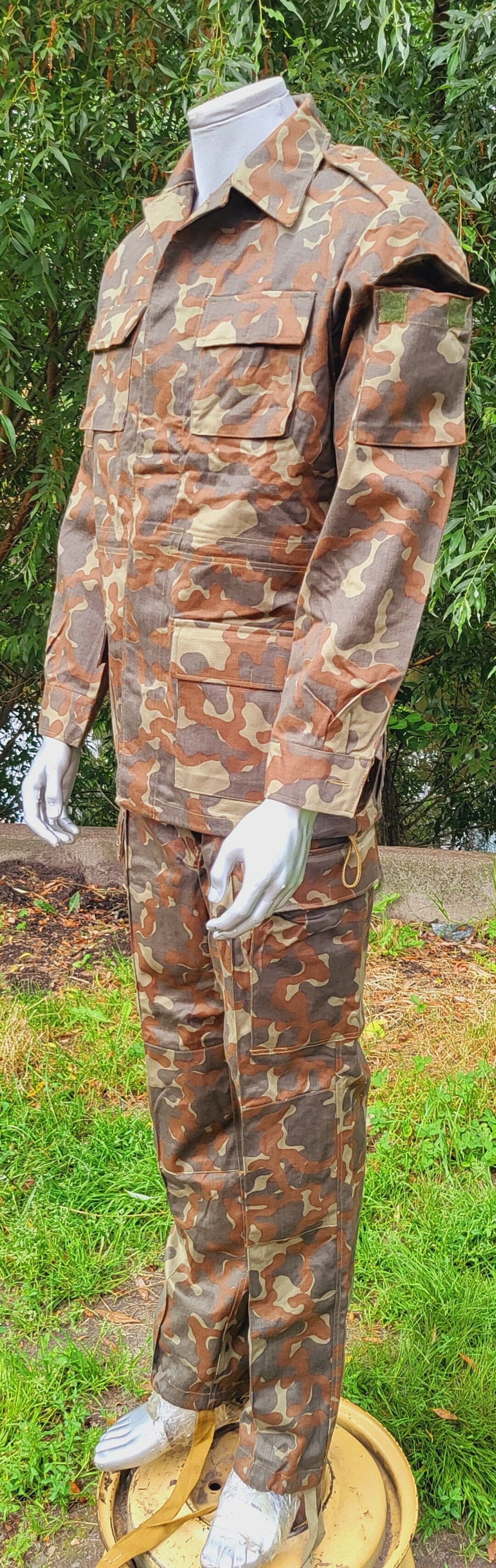 Military Rare Camouflage Uniform BUTAN Three-color Army 1990s - Etsy