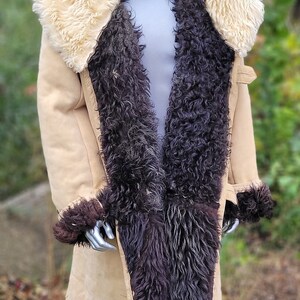Vintage Rare Military Fur Coat Made Natural Sheepskin Huge - Etsy