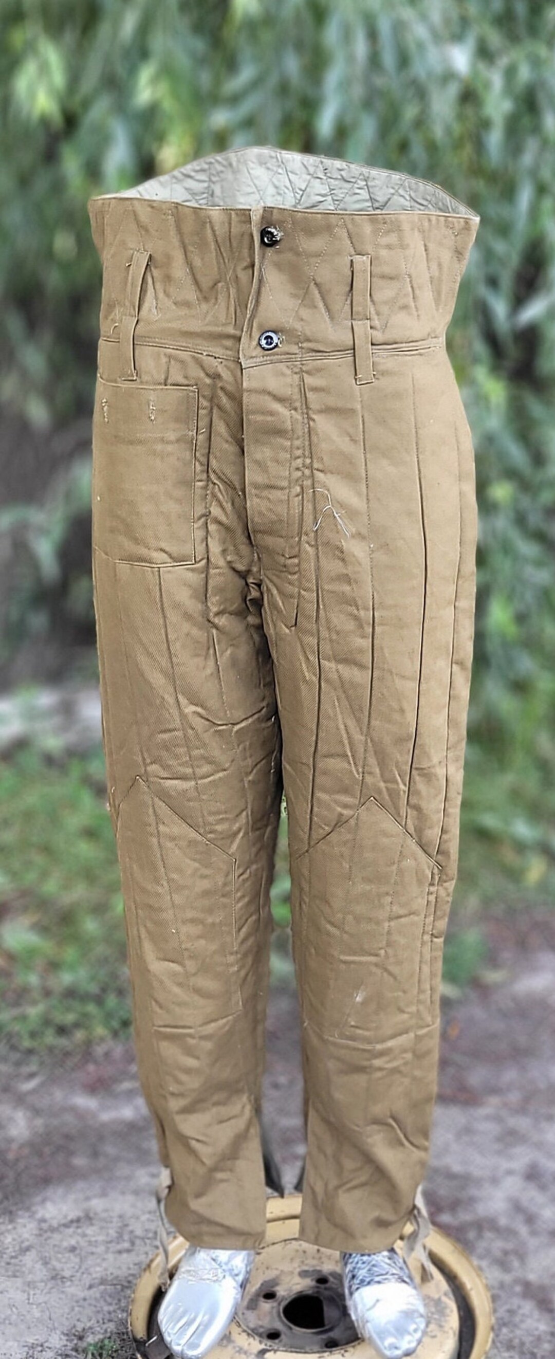 Vintage Winter Military Pants Red Army USSR - Etsy