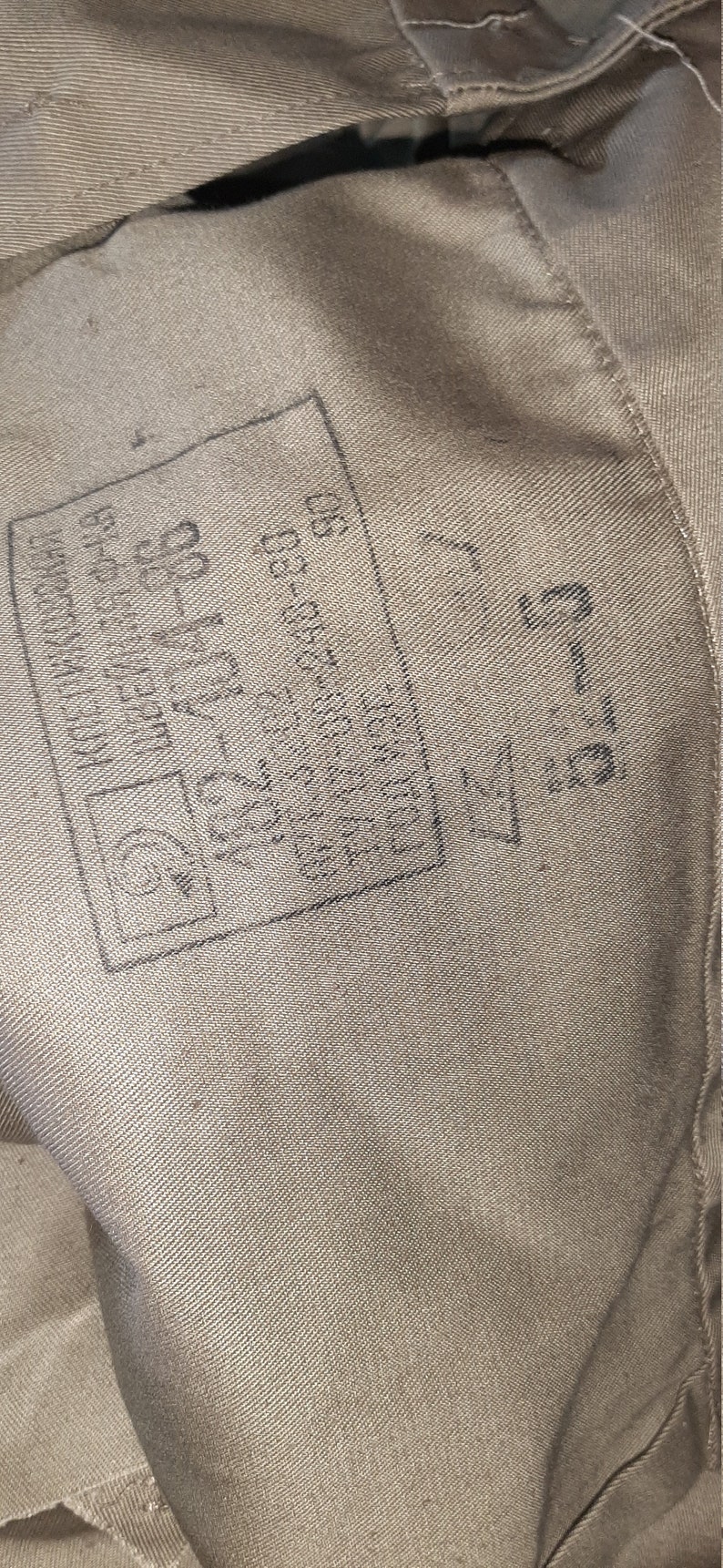 Soviet Military Special Suit Type Mabuta Afghan USSR | Etsy