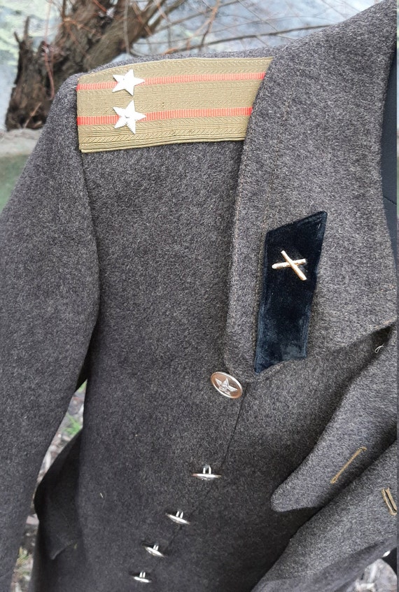 Soviet officer heavy coat USSR army cloth overcoat - Gem