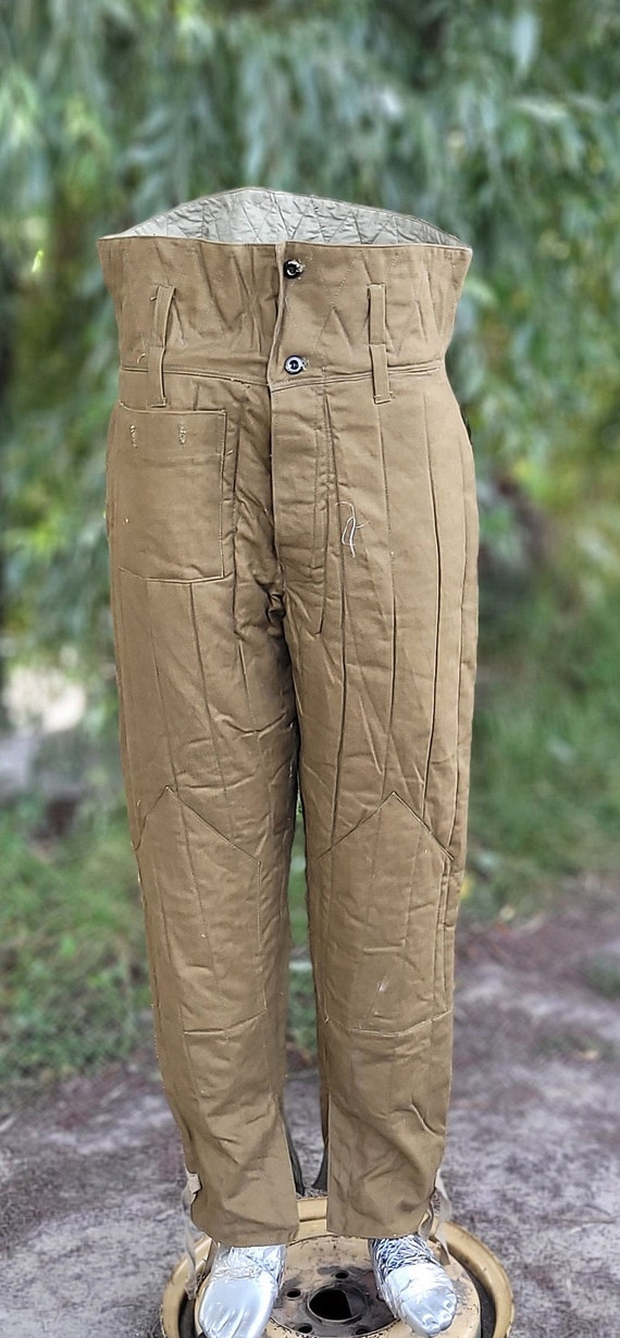 Vintage winter military pants Red Army USSR - Gem