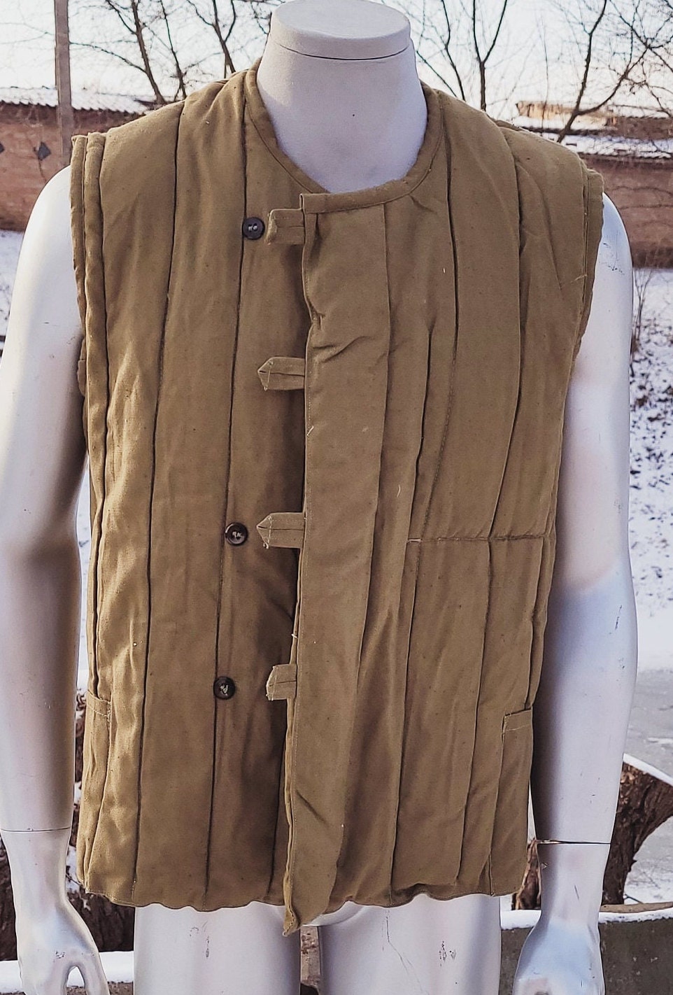 Soviet Military Padded Jacket Soldiers Red Army USSR | Etsy