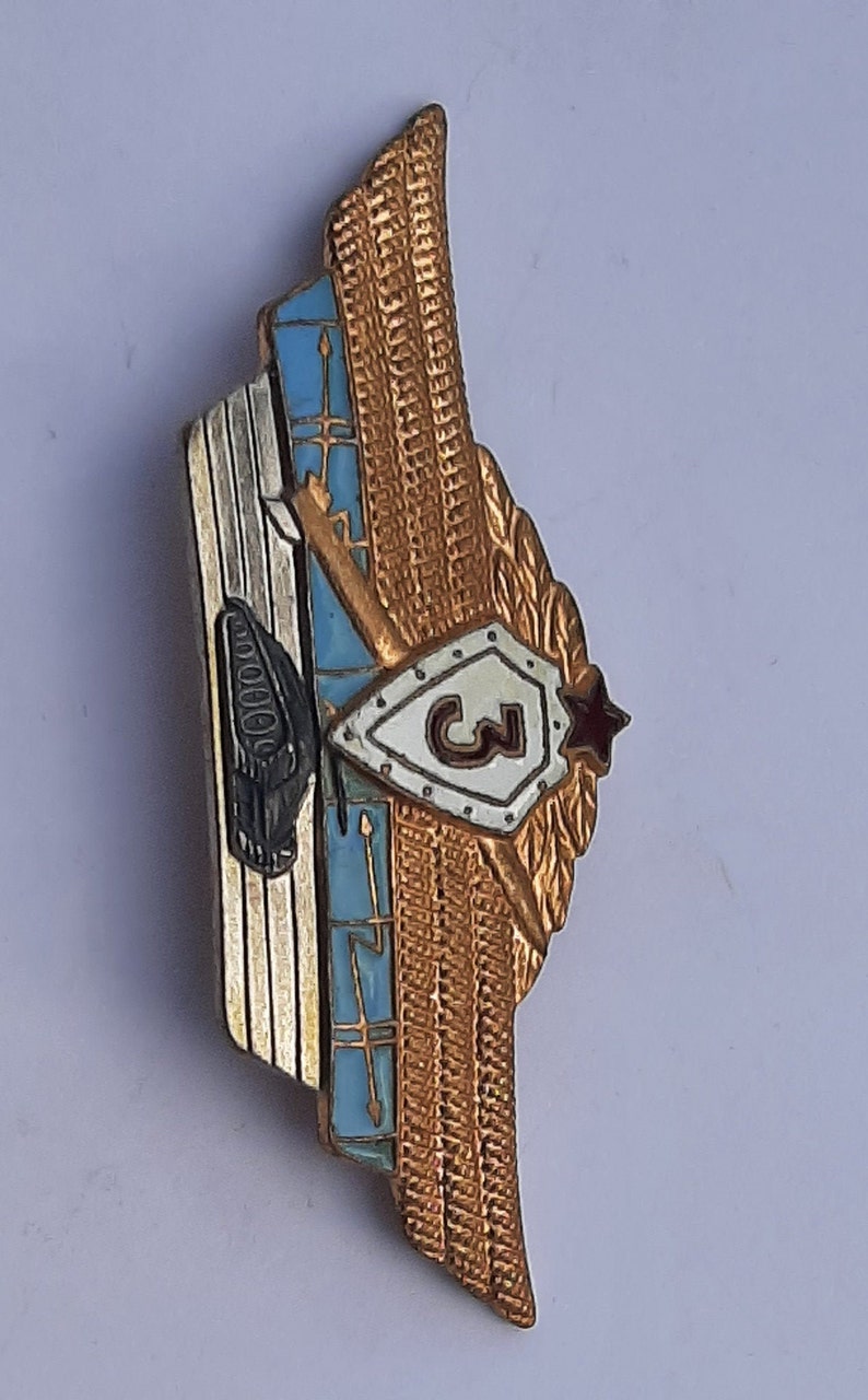 Soviet Military Badge Class Tanker 3 USSR - Etsy