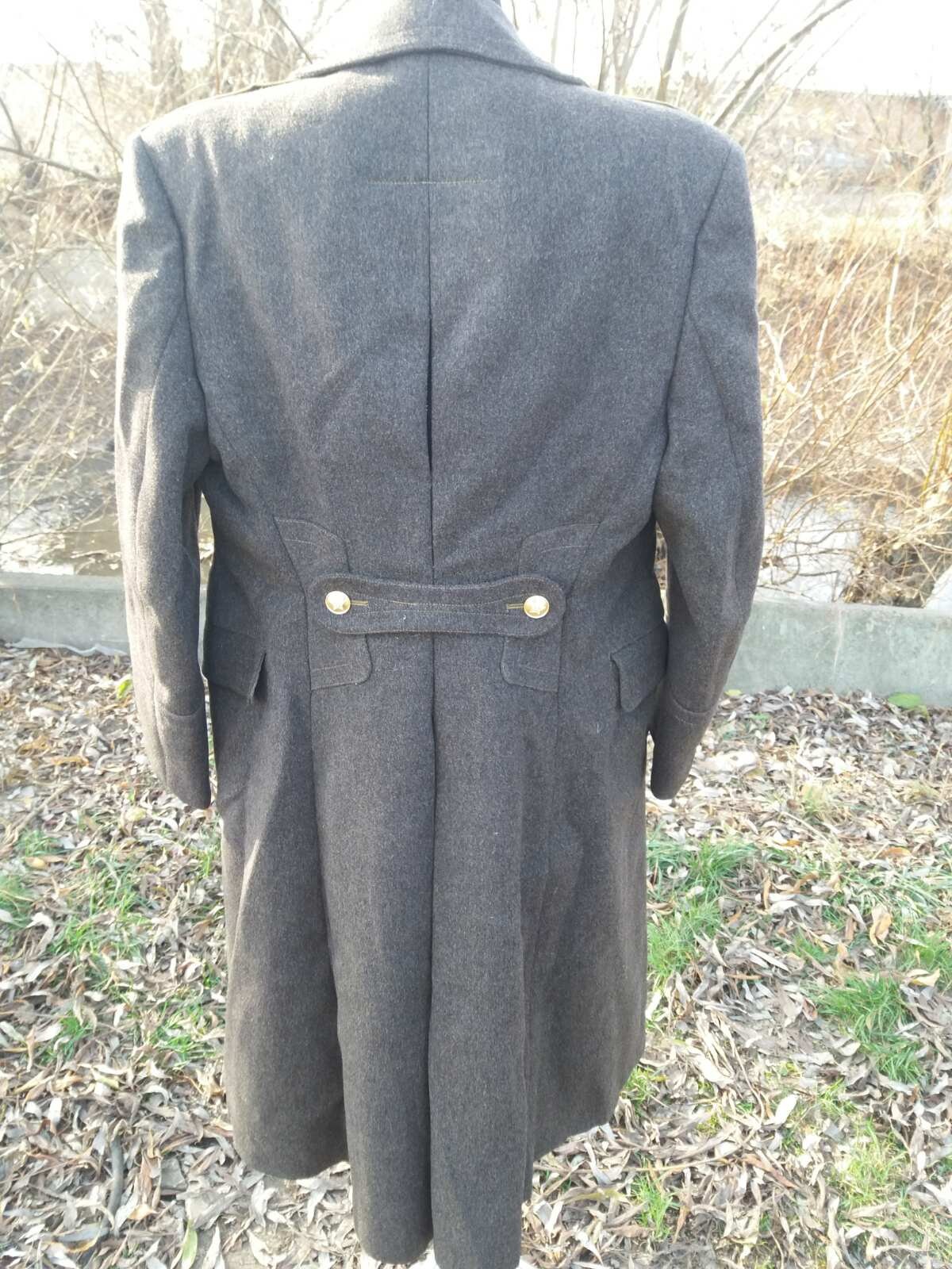 Military Officer's Brown Greatcoat With Epaulet Shoulder | Etsy