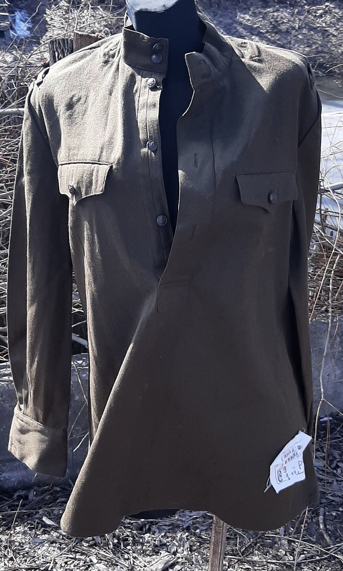 Soviet military tunic Red Army USSR | Etsy