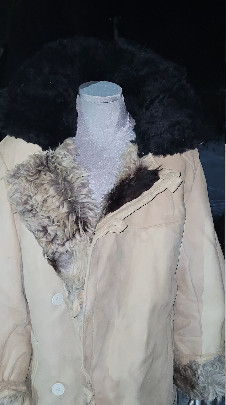Soviet Military Fur Coat Natural Sheepskin Northern Military - Etsy