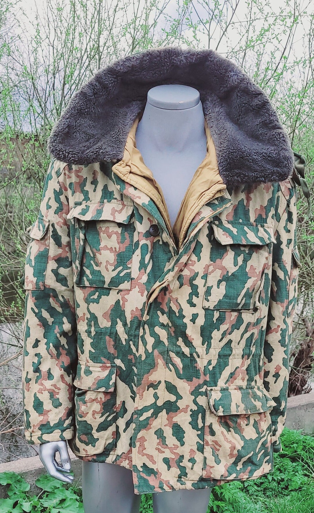 Vintage Rare Winter Camouflage Jacket VSR 93 First Issue - Etsy