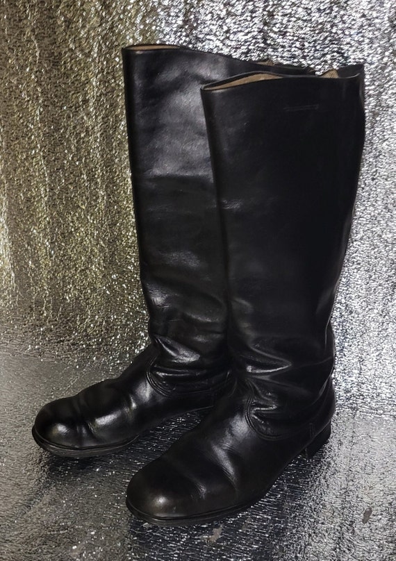 Soviet military chrome boots special order with wide … - Gem
