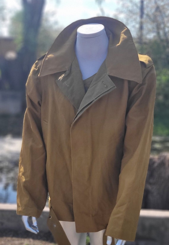 Soviet military tank jacket with pocket for pistol US… - Gem