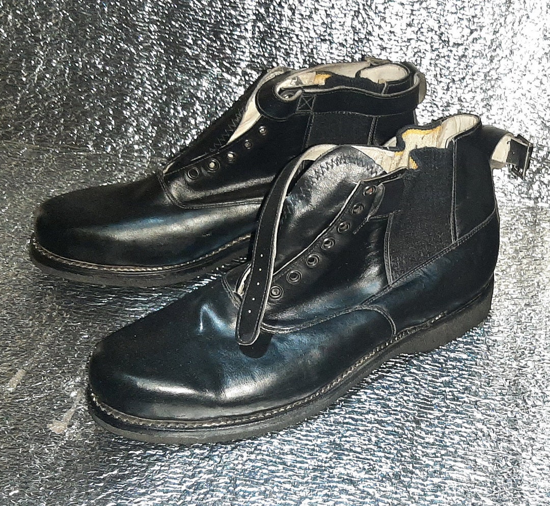 Soviet Military Rare Leather Boots USSR Airborne Forces - Etsy