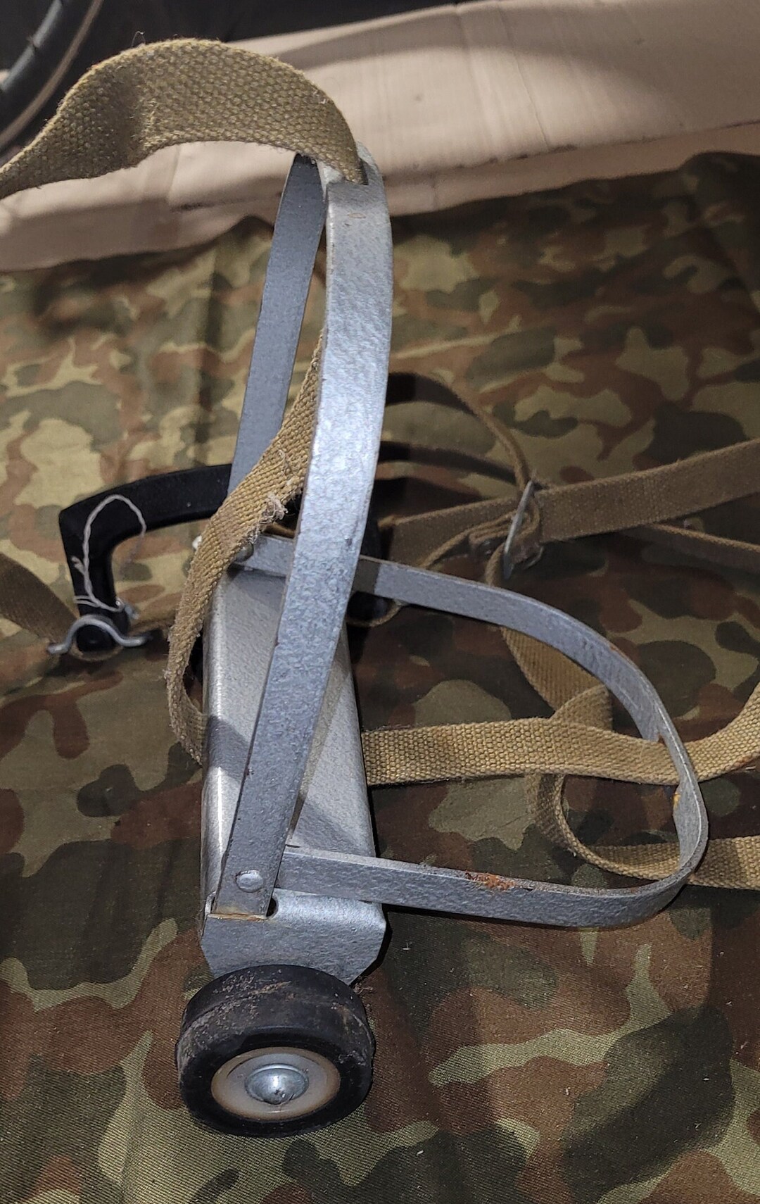 Military Rare Small Cart for Transportation Parachutes and Other Things ...