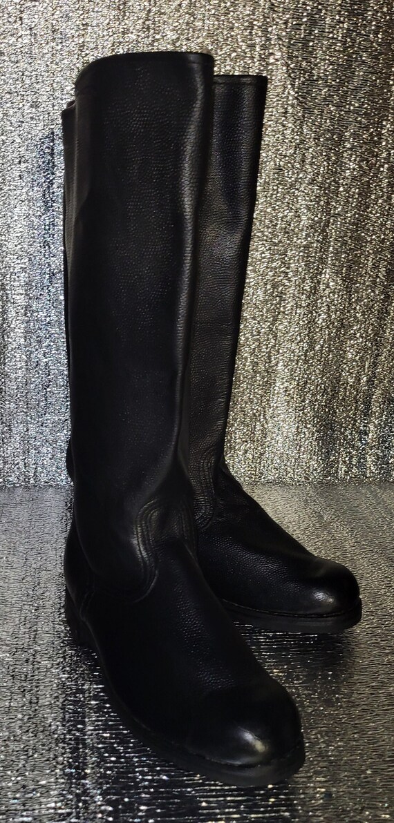 Antique rare army boots made leather with microporous… - Gem