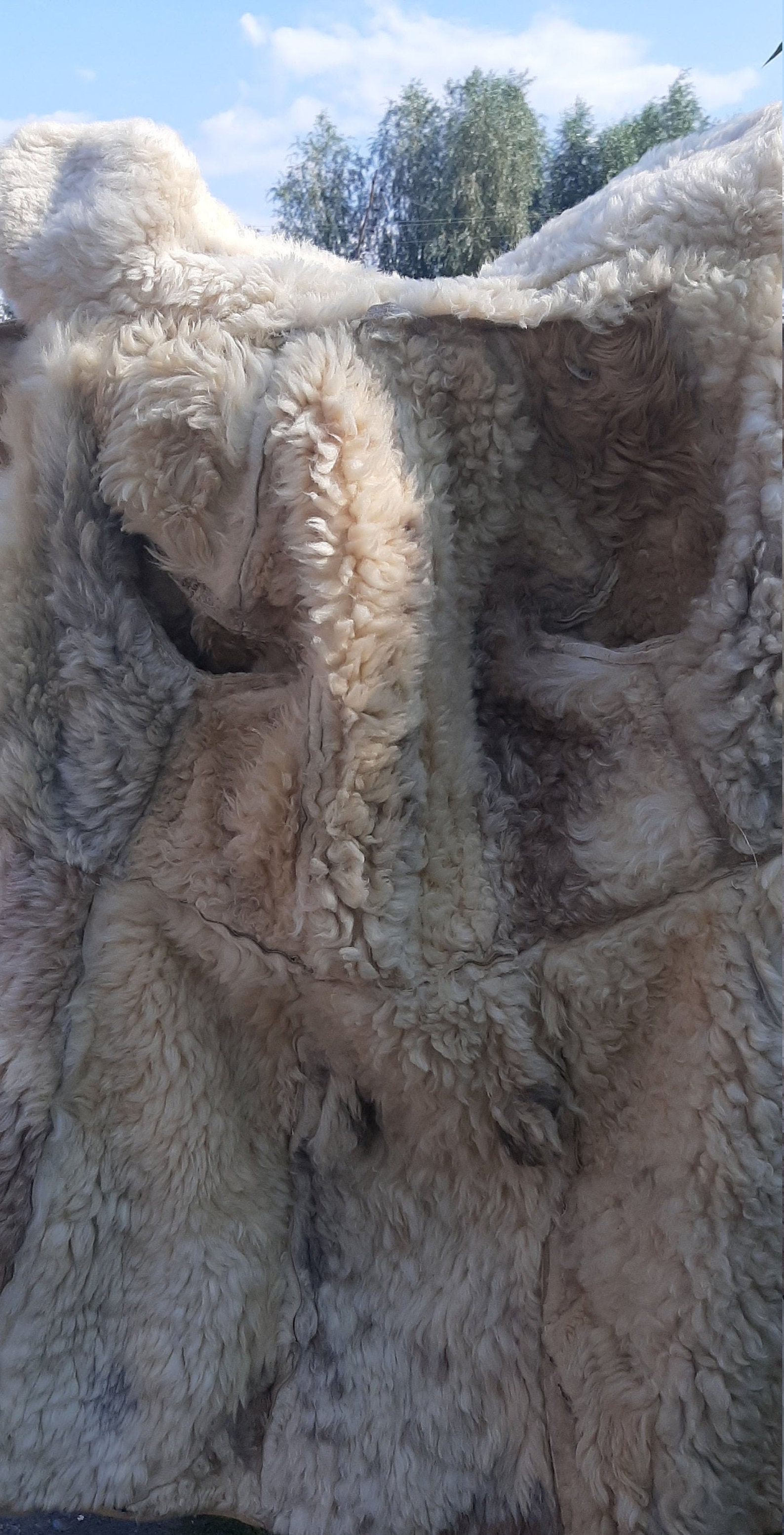 Vintage Rare Military Soviet Fur Coat Natural Sheepskin - Etsy