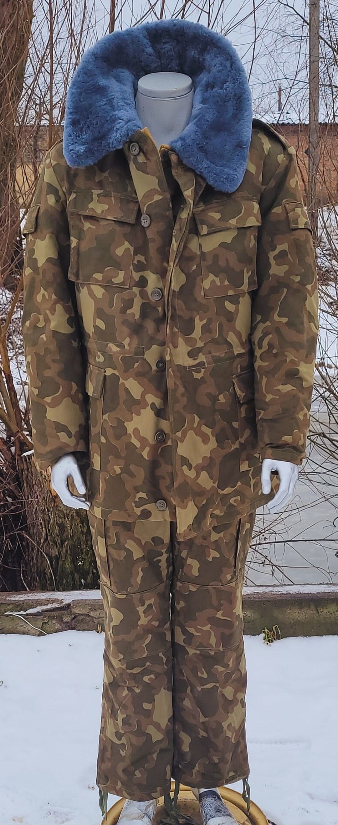 Vintage Rare Original Combat Winter Uniform Camouflage BUTANE Special ...