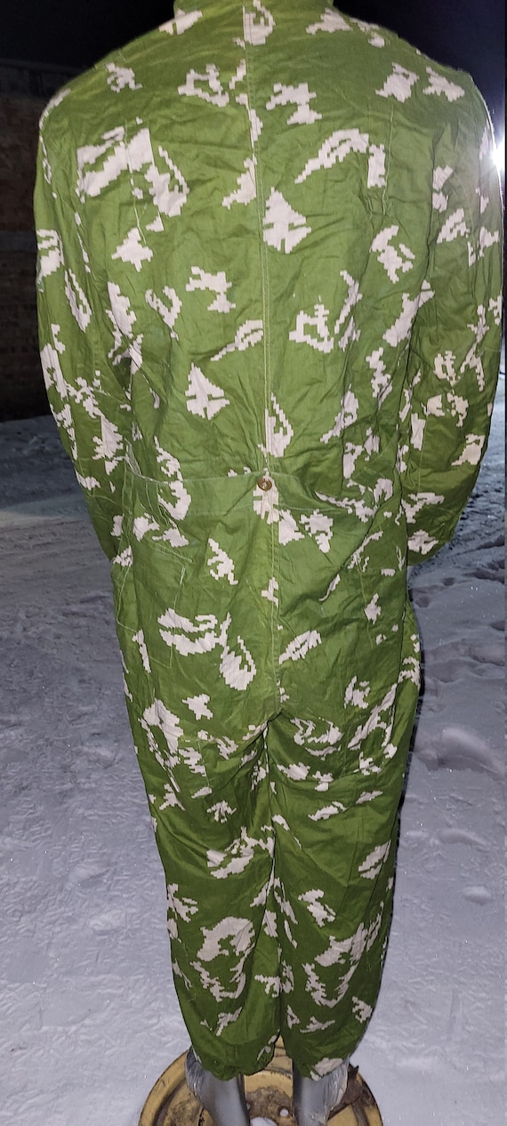 Vintage Soviet military uniform BEREZKA camouflage bo… - Gem