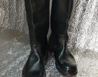 Officer's Boots Yuft Leather USSR | Etsy