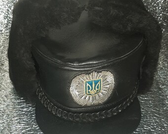 Leather Police Hat - Etsy
