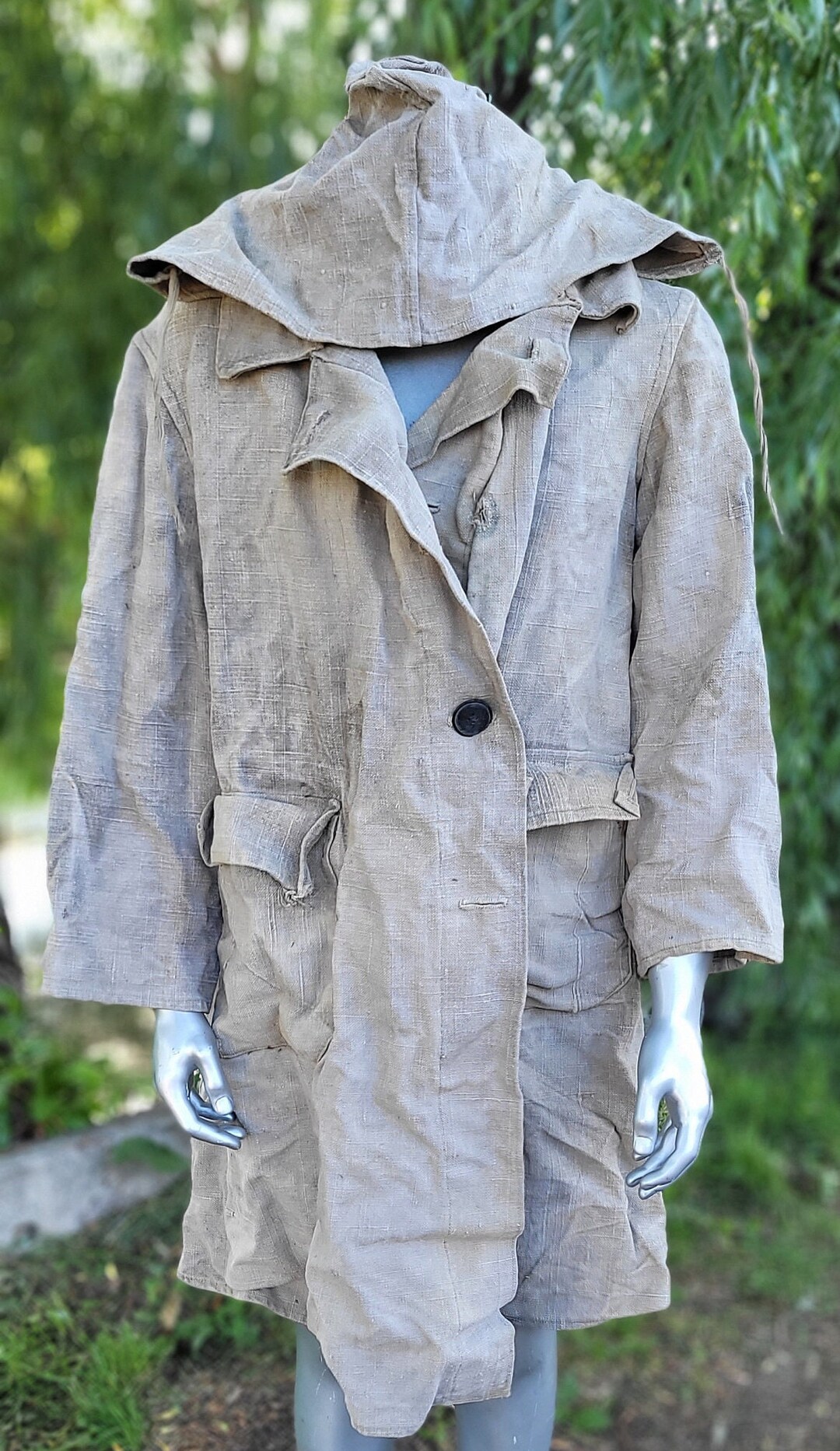 Vintage Rare Military Combat Cape Reconnaissance Officer Red Army USSR ...