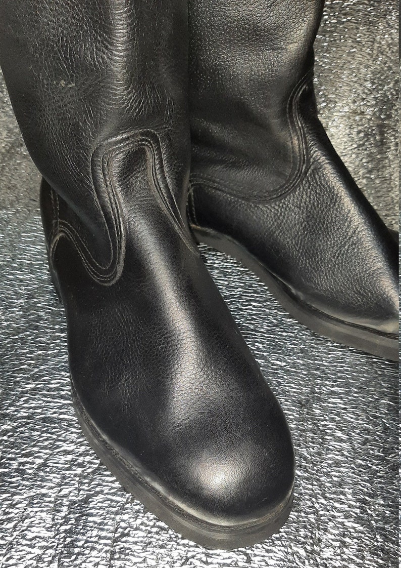 Military Leather Boots Officers Soviet Army USSR Yuft Boots - Etsy