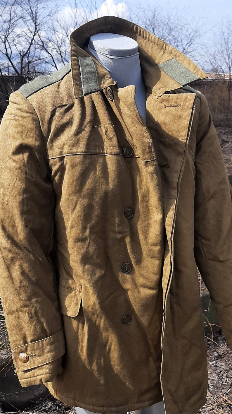 Vintage Soviet Soldier Quilted Jacket USSR - Etsy