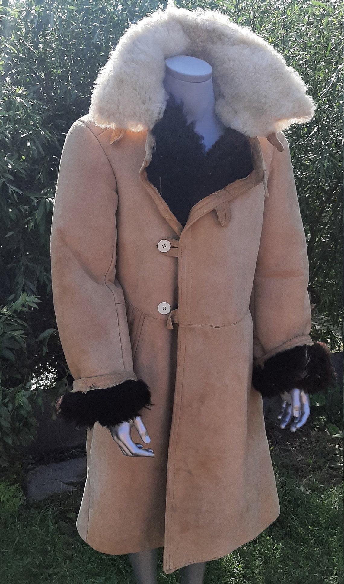Soviet Military Fur Coat Natural Sheepskin Officers North USSR - Etsy