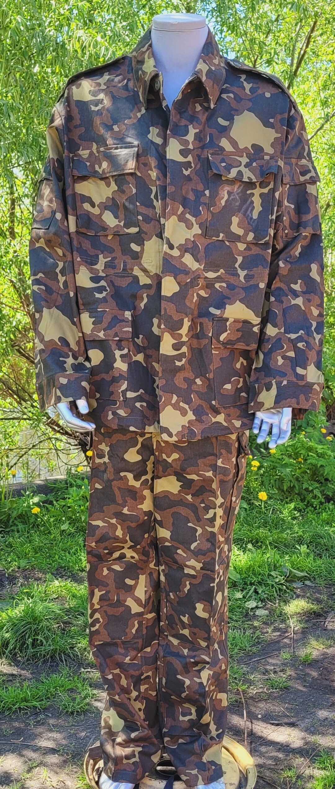 Vintage Military Uniform Type BUTANE Three Flower Army 1990 - Etsy