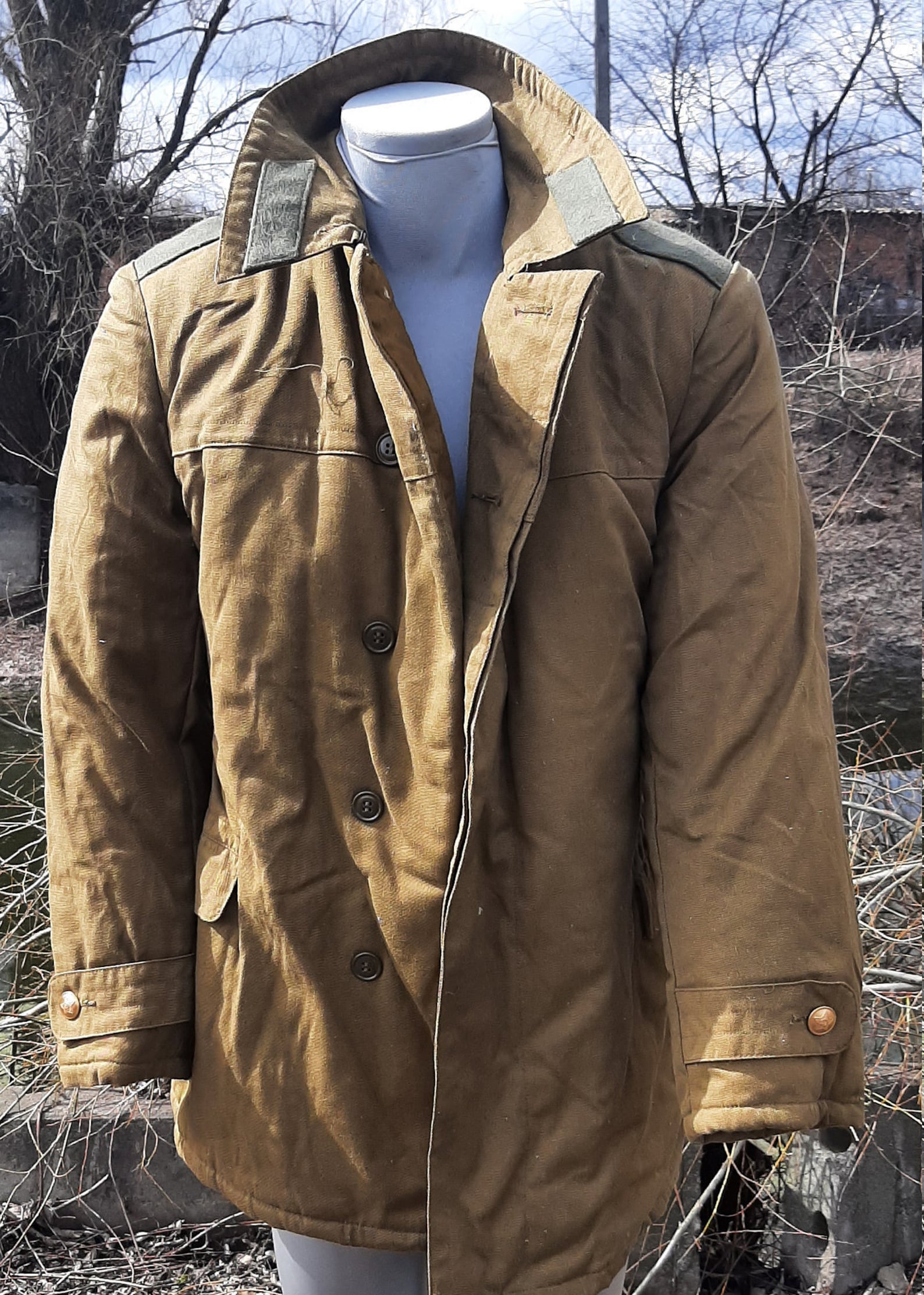 Vintage Soviet Soldier Quilted Jacket USSR - Etsy UK