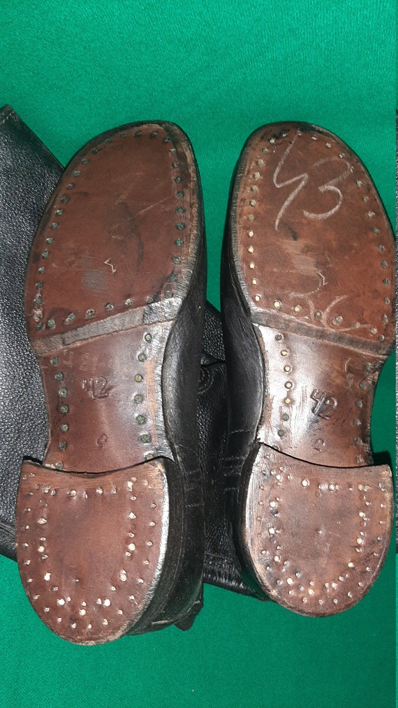 Army Soviet Military Officer Yuft Boots USSR - Gem