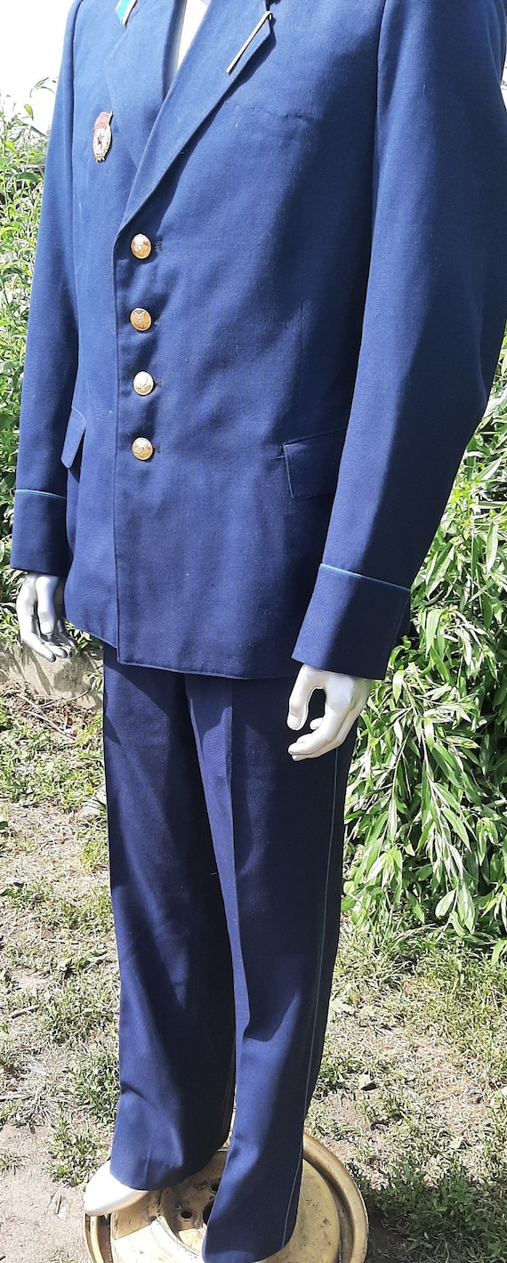 Soviet military blue uniform pilot USSR Air Force wit… - Gem