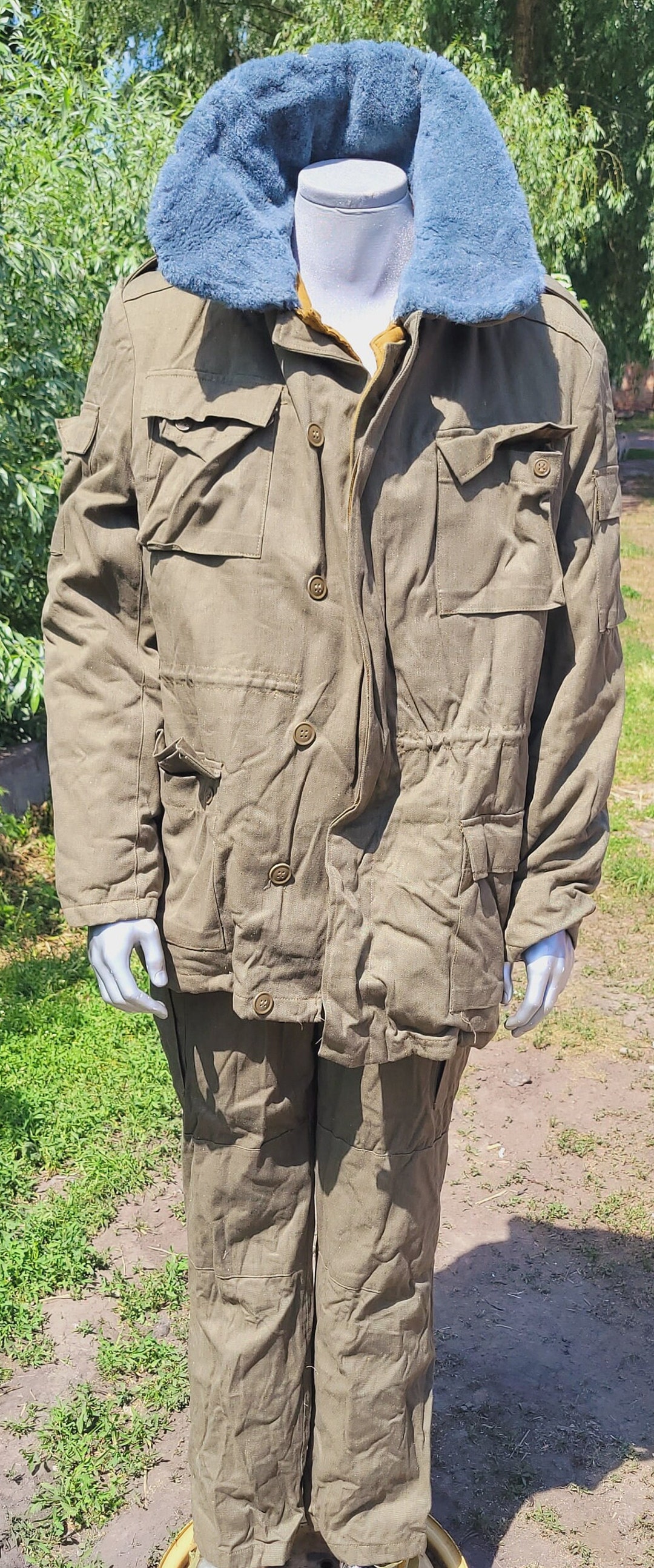Vintage Rare Winter Uniform Set, Removable Lining, Old Era Eastern ...