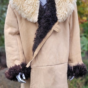 Vintage Rare Military Fur Coat Made Natural Sheepskin Huge - Etsy