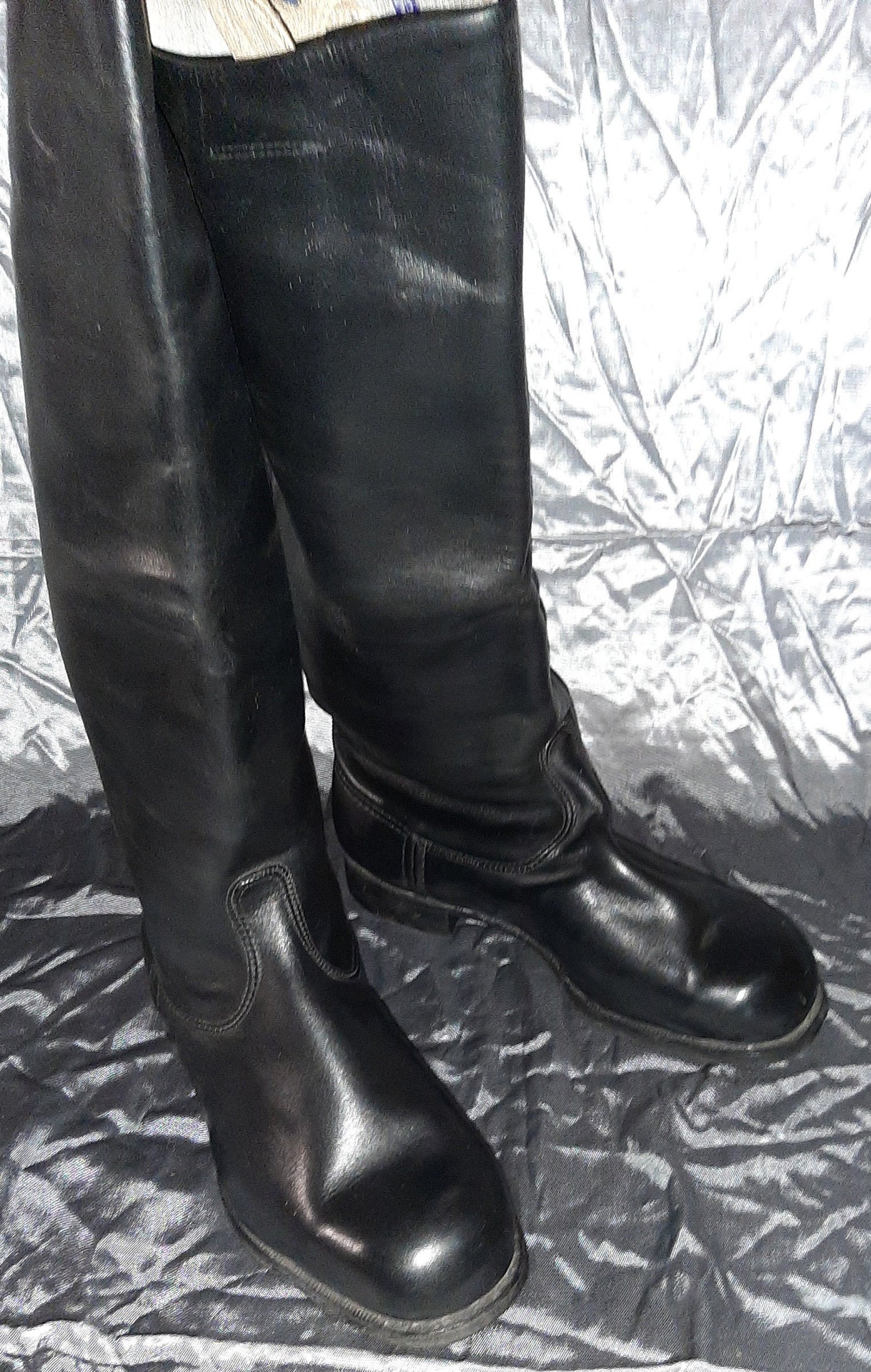 Soviet Army Officers High Chrome Leather Boots USSR Russian - Etsy