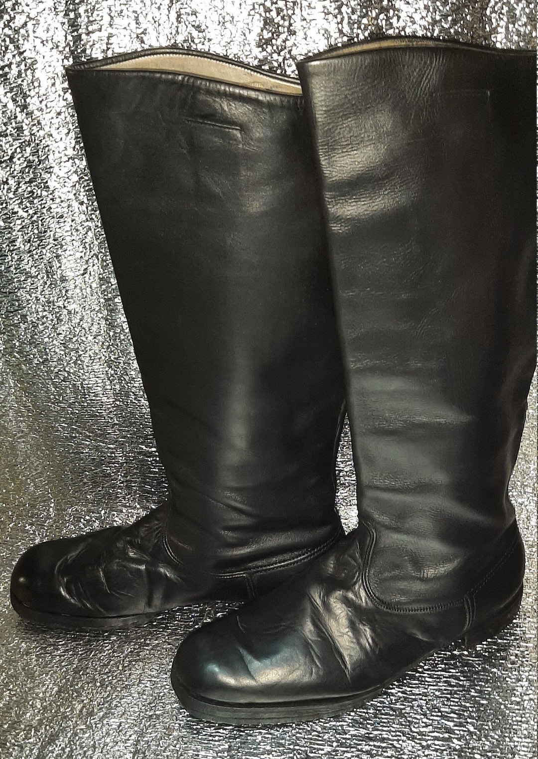 Soviet Military Chrome Boots Officers USSR - Etsy