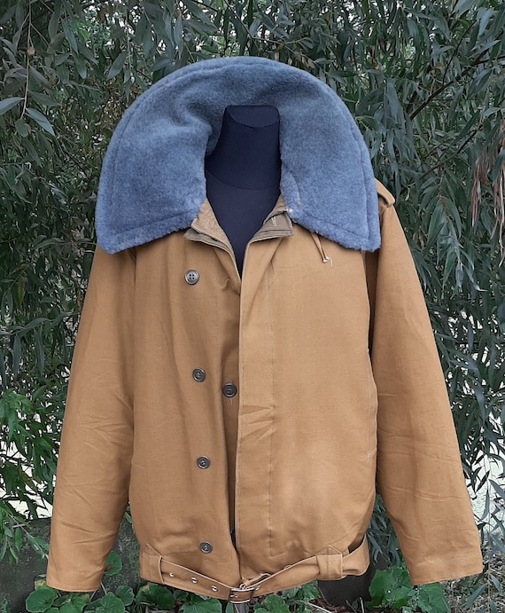 Ukraine Winter Jacket Soviet Army Tank Troops USSR - Gem