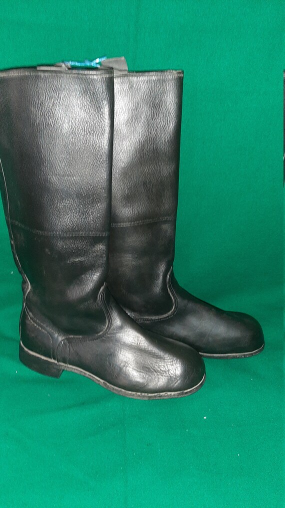 Army Soviet Military Officer Yuft Boots USSR Horsebac… - Gem