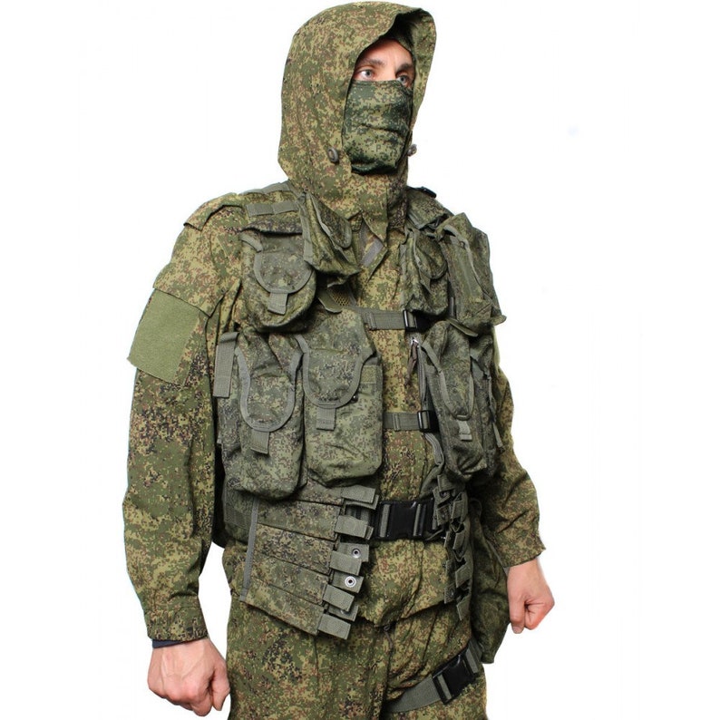 Russian digital camo Spetsnaz Officers demi-season uniform | Etsy